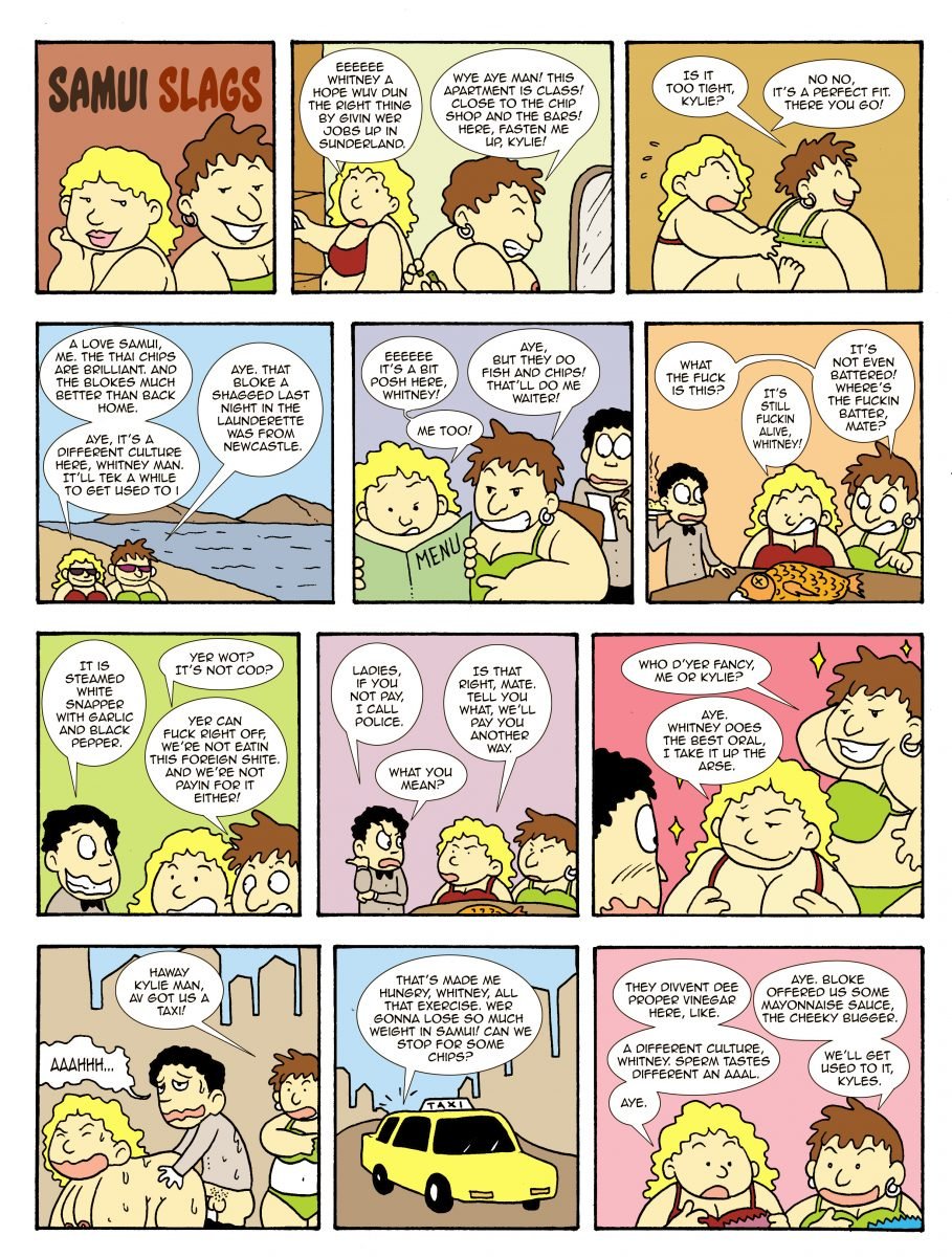 Fat Slags Comic